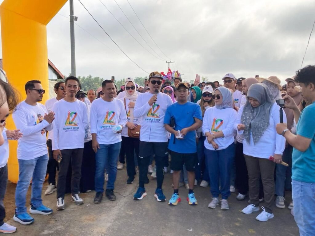 Tumpah Ruah Masyarakat Koltim Ramaikan Color Run di Ladongi
