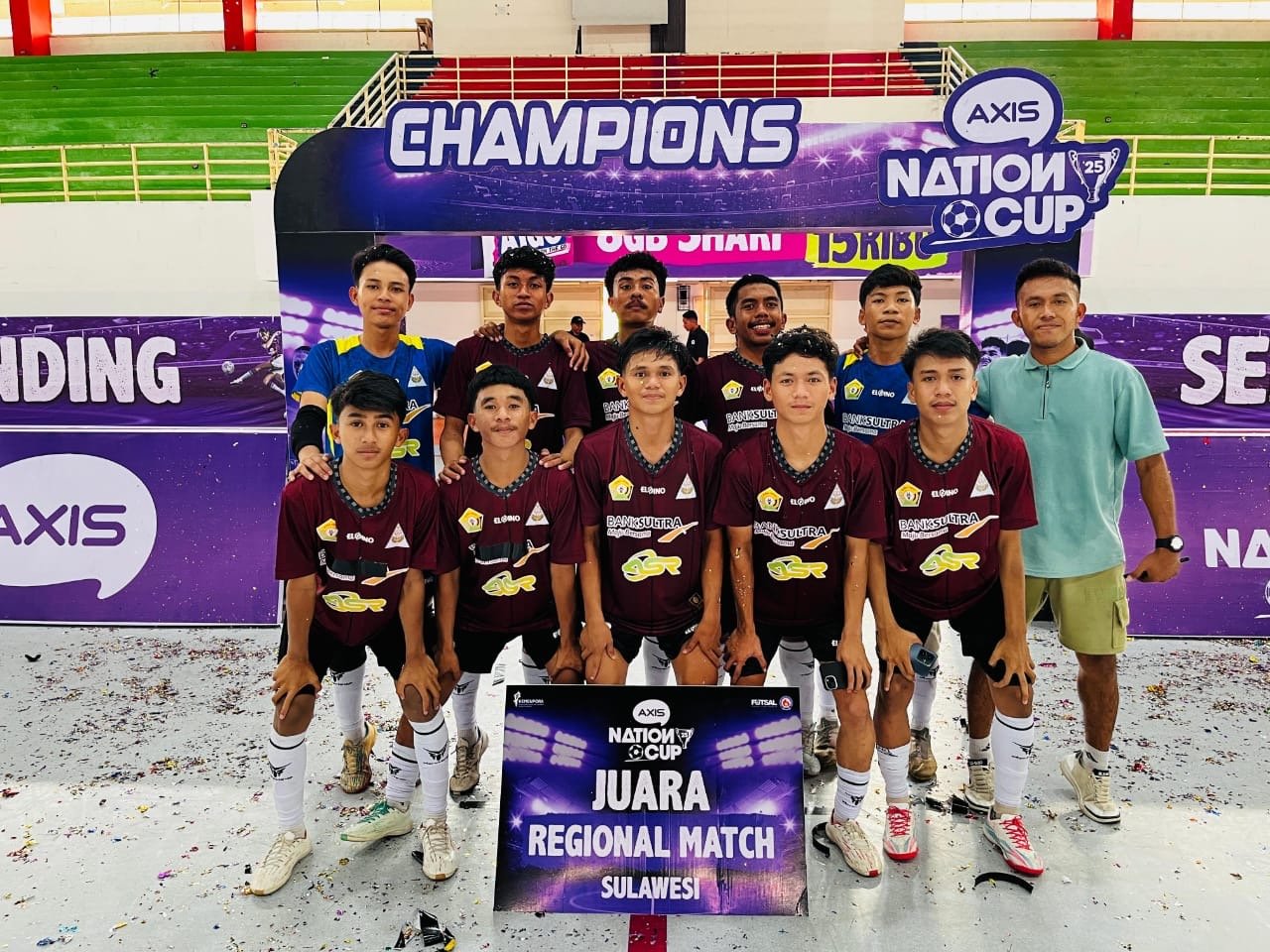 Juara Regional Sulawesi, Futsal SMAN 2 Raha ke Grand Final AXIS ...